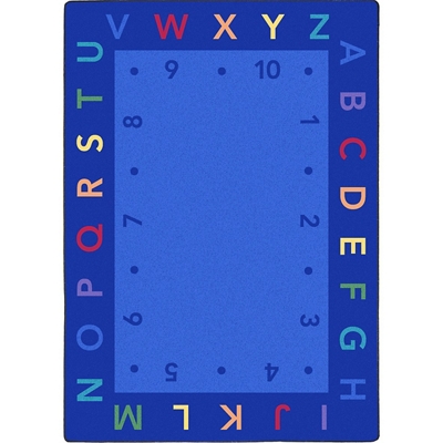 Lively Letters 5'4" x 7'8" Area Rug by Joy Carpets | NBF.com