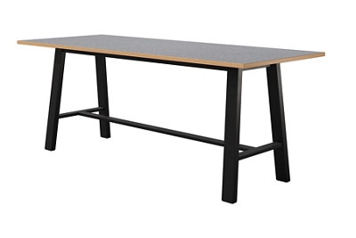 Bayside 9' Standing-height Table With Premium Laminate - 108"Wx42"D by ...