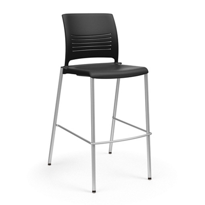 Four-Legged Armless Cafe Height Stool - 30"H by KI Furniture | NBF.com