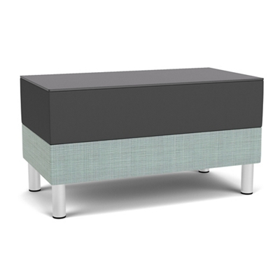 Social Small Rectangular Table in Premium Upholstery by NBF Signature ...