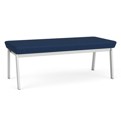 Two-Seat Bench in Anti-Microbial Vinyl by Lesro | NBF.com