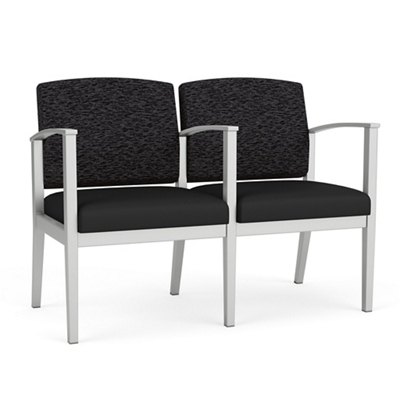 Mason Street Steel 2-Seater With Center Arm In Standard Upholstery by ...