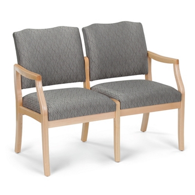 Spencer Two Seater Fabric/Vinyl Sofa by NBF Signature Series | NBF.com