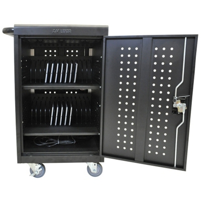 30 Tablet Steel Charging Cart by Luxor | NBF.com