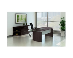 Contemporary Executive Desk Suite