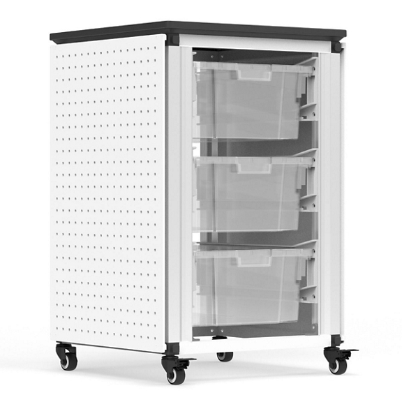 White modular storage cabinets store