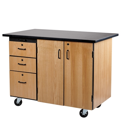 Science Lab Cabinet with External Drawers by National Public Seating ...