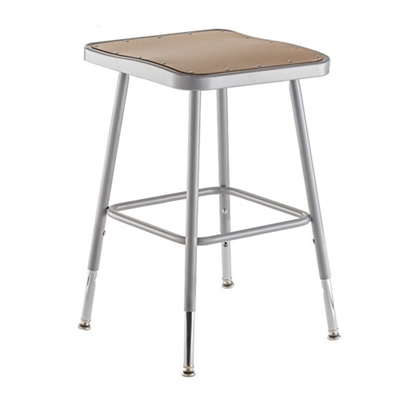 Adjustable Height Lab Stool - 18"-26"H by National Public Seating | NBF.com