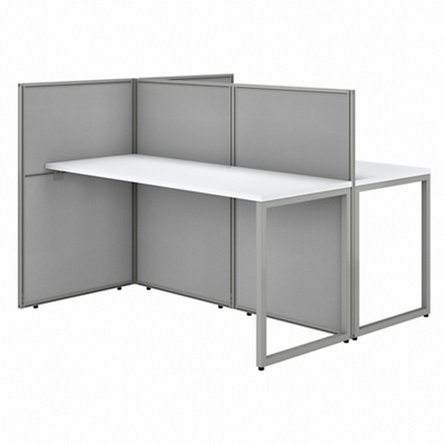 Bush Business Furniture Easy Office 60W 2 Person Straight Desk Open Office