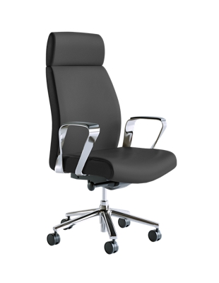 EC Series Executive Conference Chair in Leather and Faux Leather by ...