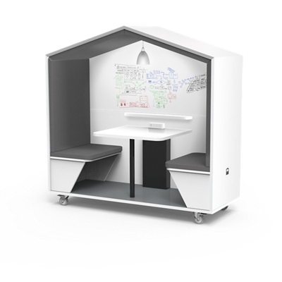 Nook Huddle Pod with Whiteboard by Nook Pod | NBF.com