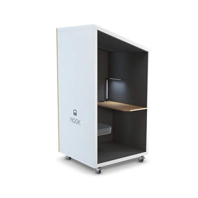 Nook Solo - Personal Privacy Open Booth by Nook Pod | NBF.com
