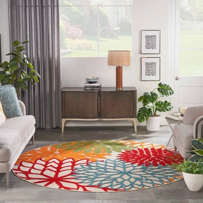 10' Round Area Rug by Nourison Home | NBF.com