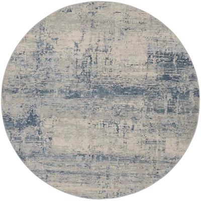 Rustic Textures 5' Round Area Rug by Nourison Home | NBF.com
