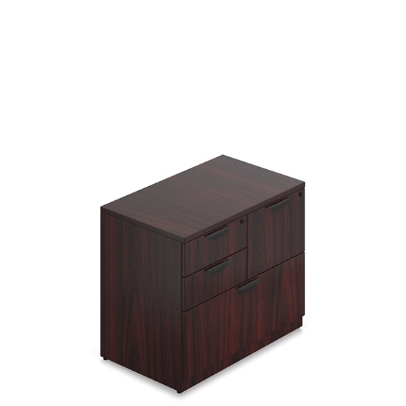 Contemporary Combination File Cabinet