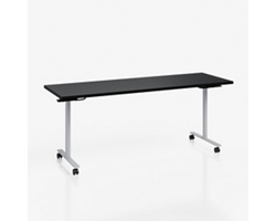 Voyage Mobile Flip Top Laminate Table - 72W x 24D