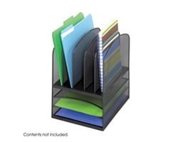 Onyx Eight Compartment Desktop Organizer