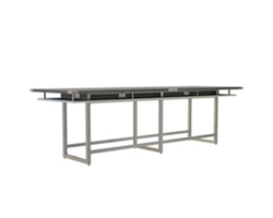 Mirella Standing Height Conference Table - 12' ft