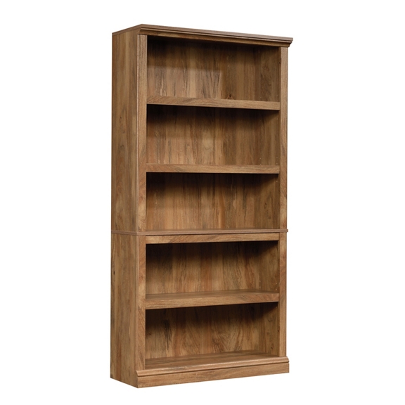 Sauder Select 5 Shelf Bookcase Sindoori Mango