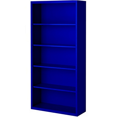 Welded-Steel Bookcase - 72"H by Steel Cabinet USA | NBF.com