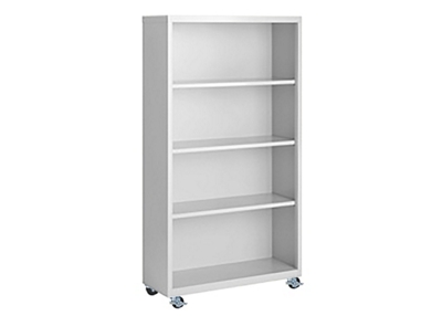 Steel Mobile Bookcase - 63"H by Steel Cabinet USA | NBF.com