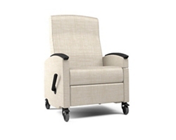 Kure Slim Healthcare Recliner with Drop Transfer Arm