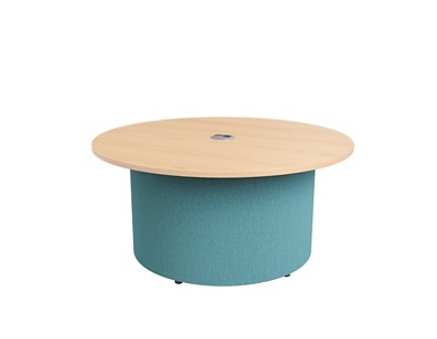 Flowform Learn Lounge Ottoman Surface w/ Power by Smith Systems | NBF.com