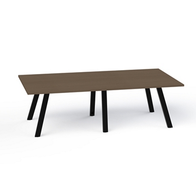 Plateaux Rectangular Conference Table with 3MM Edge - 120W x 48D by NBF ...