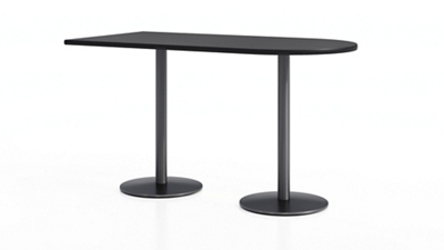 Figo Bar Height Peninsula Table - 60"W x 48"D by NBF Signature Series ...