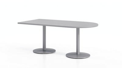 Figo Cafe Height Peninsula Table - 72W x 36D by NBF Signature Series ...