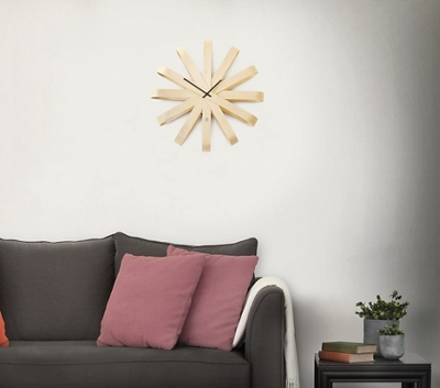 Wrap Wood Wall Clock by NBF Signature Series | NBF.com