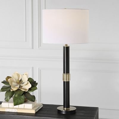 Slender Black Metal Table Lamp by NBF Signature Series | NBF.com