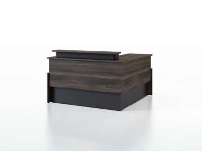 Vanguard 60” Adjustable-Height Reception Desk w/ Left Return – 60"Wx60 ...