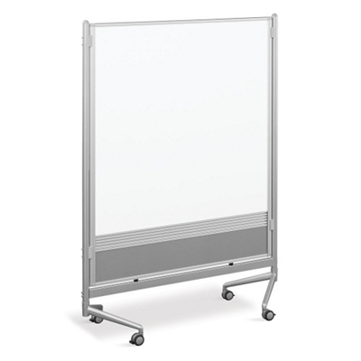 D.O.C. Mobile Room Divider Dual Sided Whiteboard - 4W x 6H by MooreCo ...