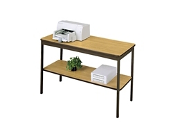 Utility Table 18" wide x 48" long with Shelf