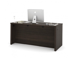 Embassy Compact Double Pedestal Desk with Two File Drawers 66"W