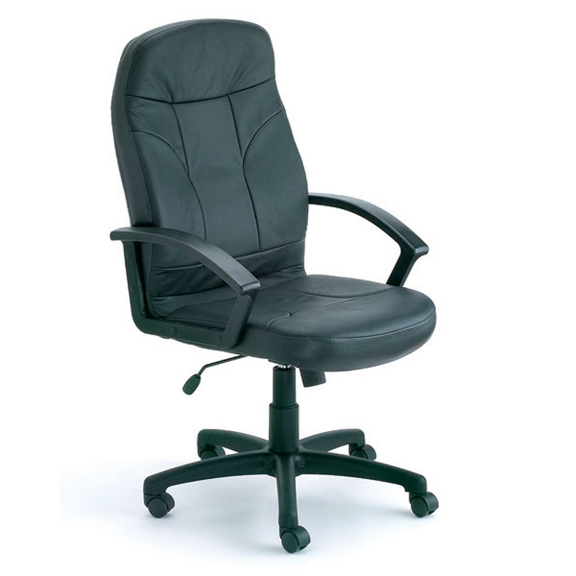 Philips High-Back Bonded Leather Executive Chair with Adjustable Seat | NBF