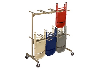 2 Tier Folding Chair Caddy by KI Furniture | NBF.com