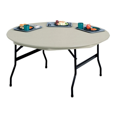 Lightweight Round Folding Table - 60" Diameter by KI Furniture | NBF.com