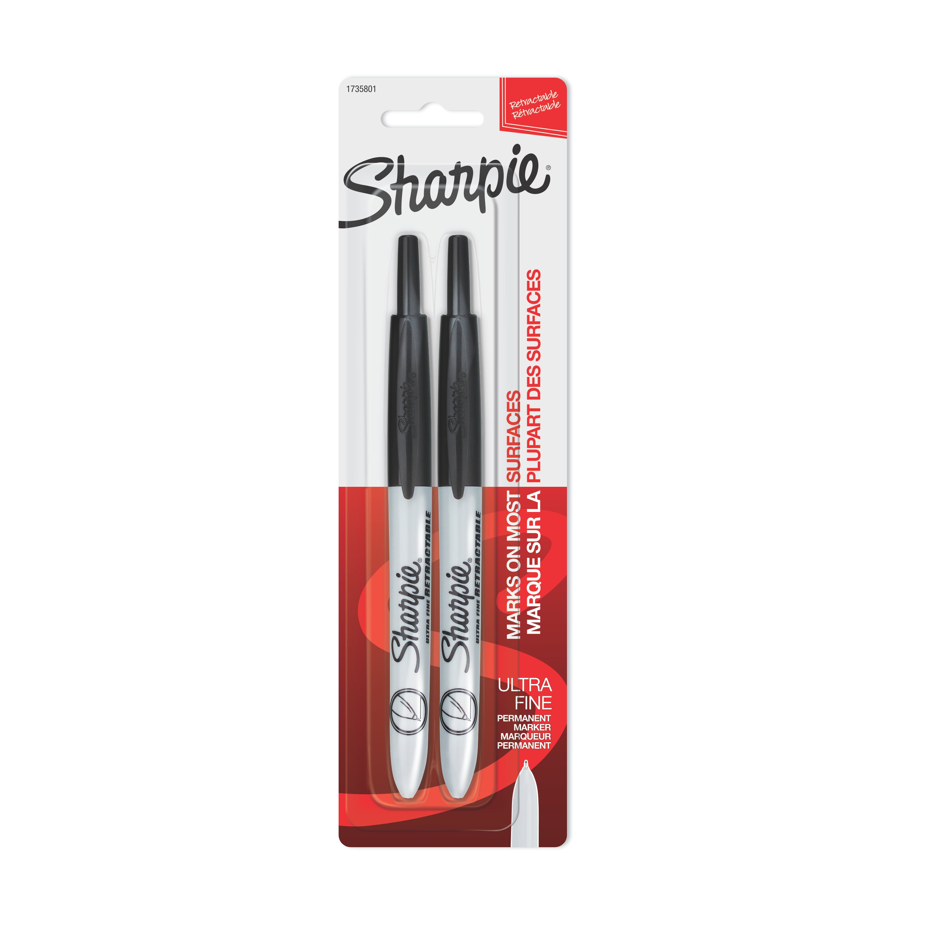 Sharpie Retractable Permanent Markers, Ultra Fine Point | Sharpie CA