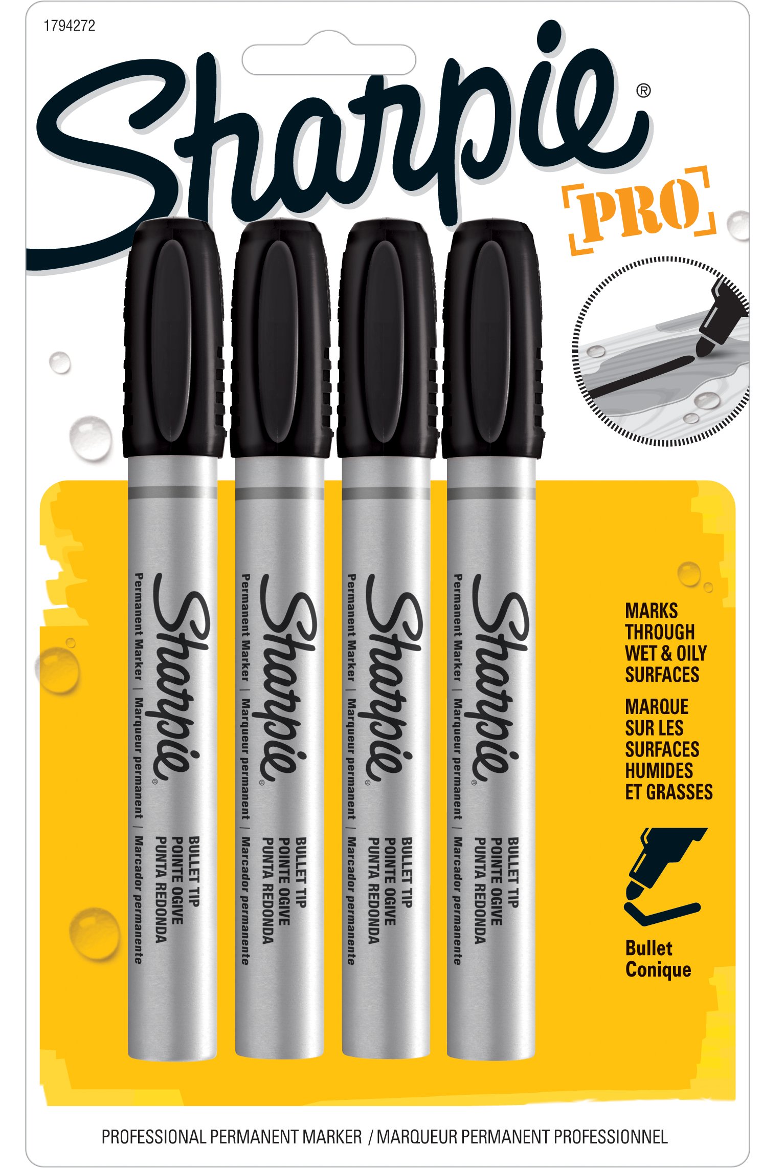 Sharpie PRO Permanent Markers, Bullet Tip | Sharpie AU