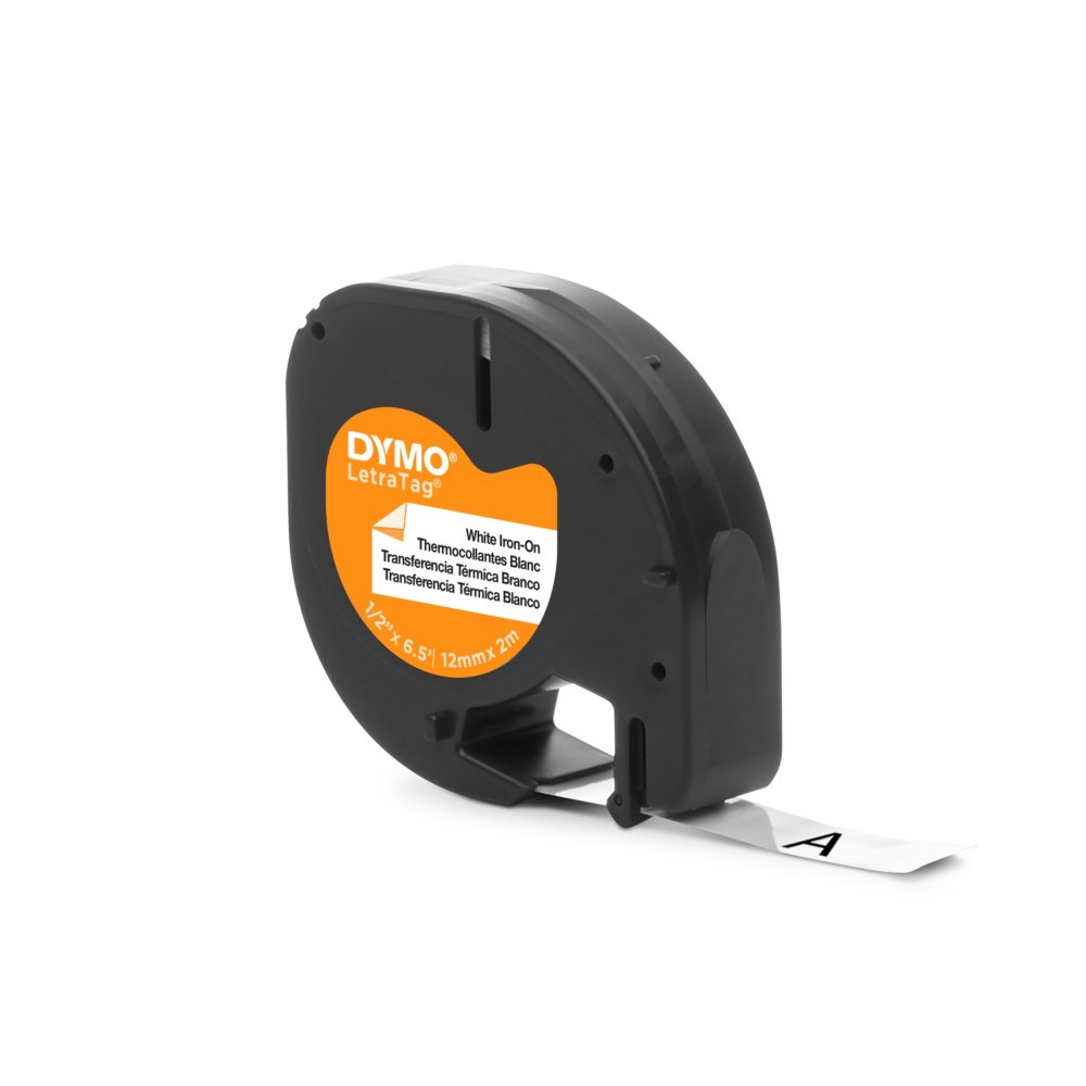 DYMO LT opstrijkbare stof labels, 12 mm | Dymo BE