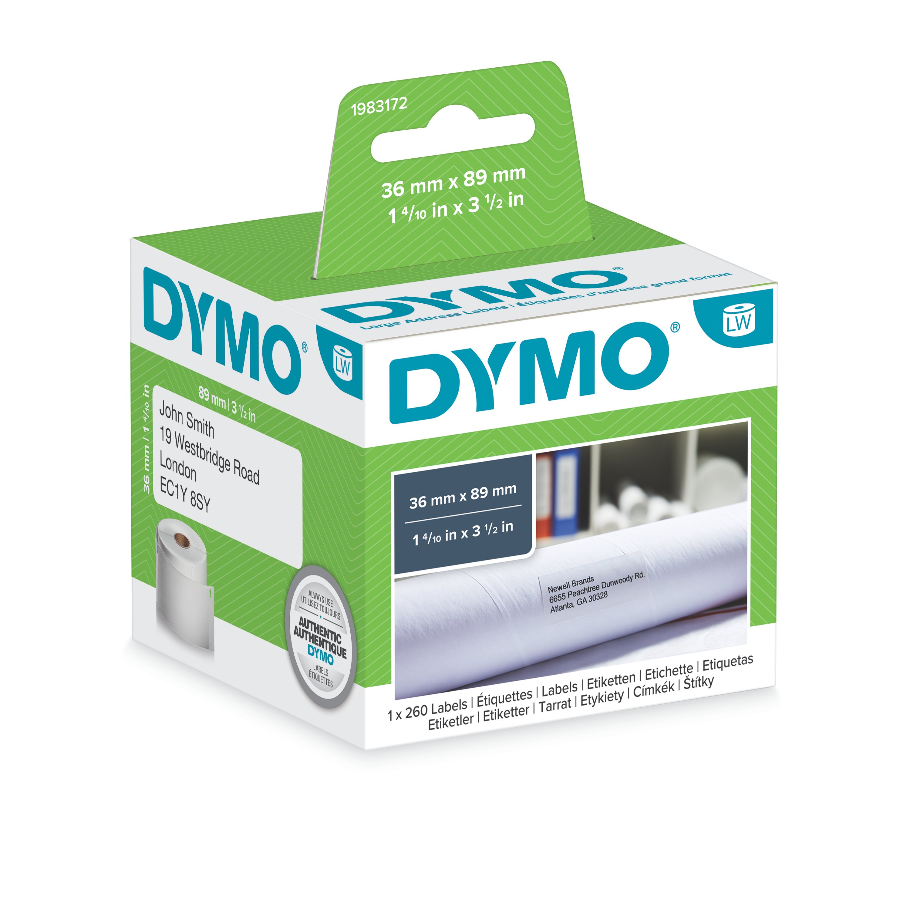 DYMO LabelWriter™ Large Posting Address Labels | Dymo UK