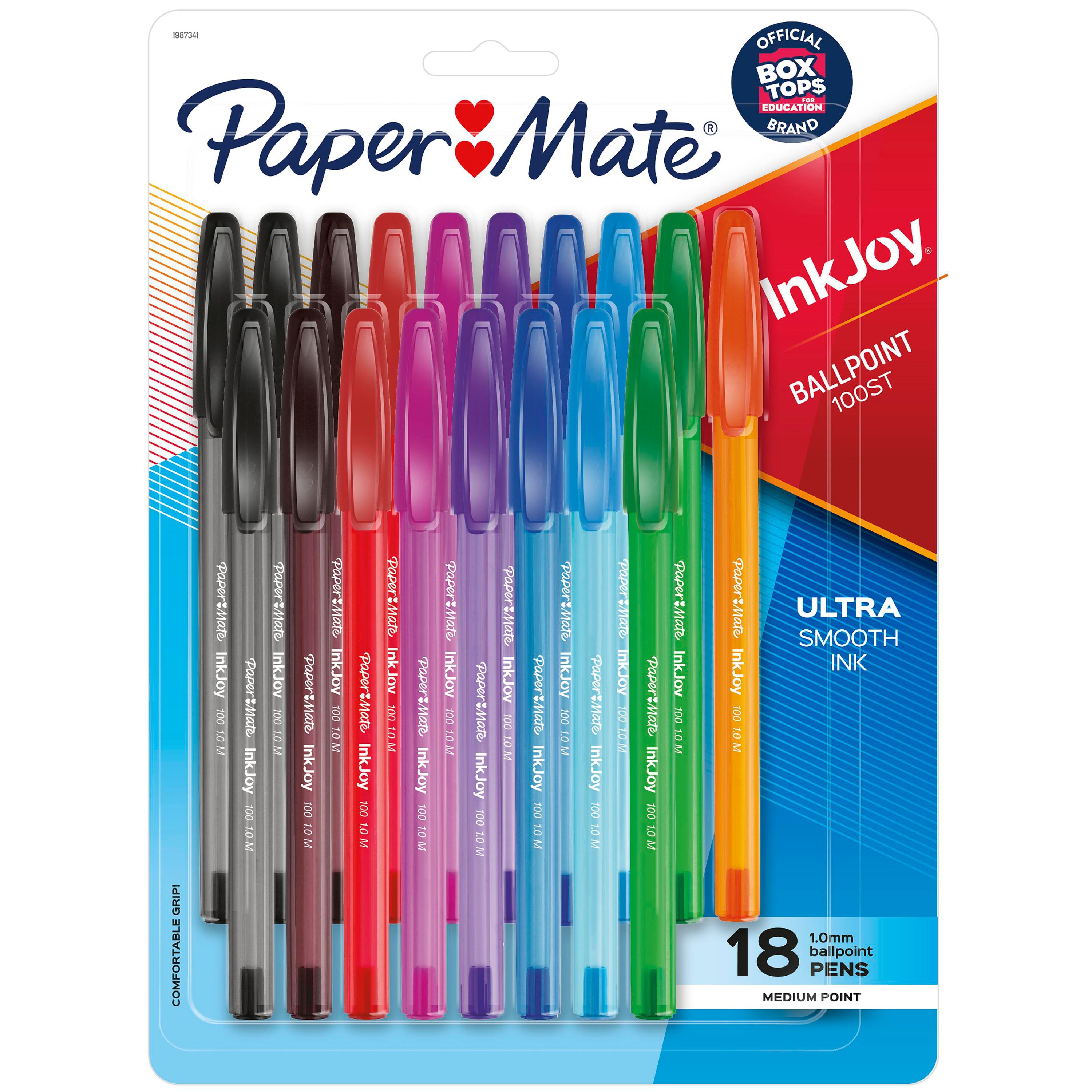 Paper Mate InkJoy 100ST Ballpoint Pens, Medium Point (1.0mm) | Papermate