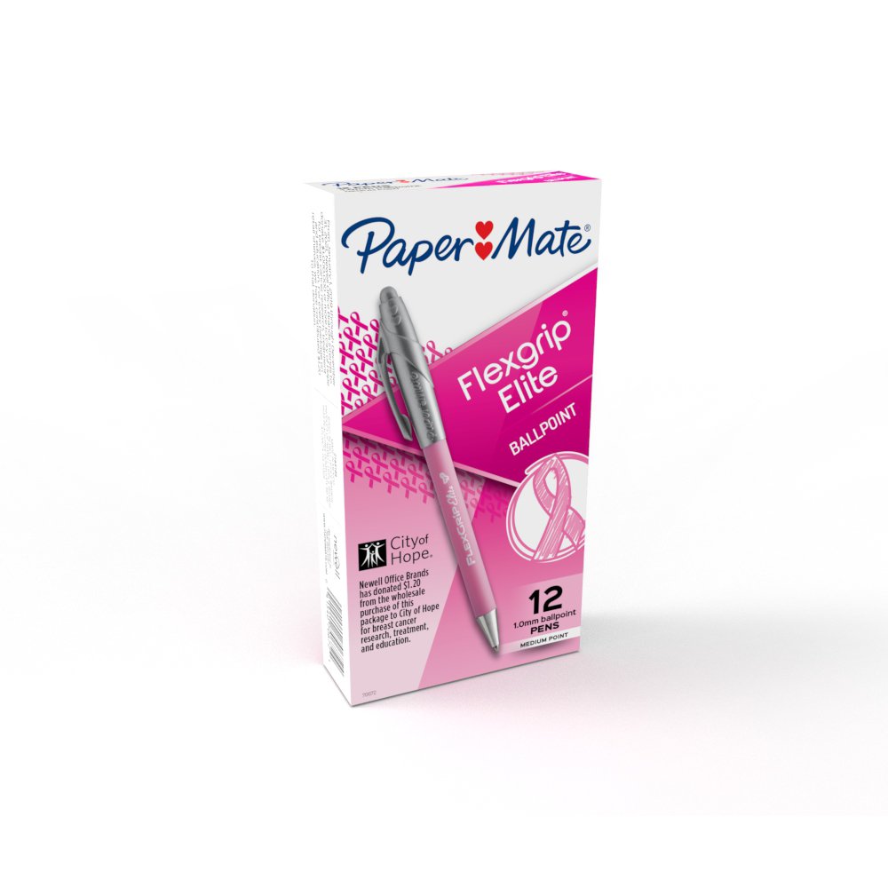 Paper Mate FlexGrip Retractable Ballpoint Pens, Medium Point (1.0mm ...