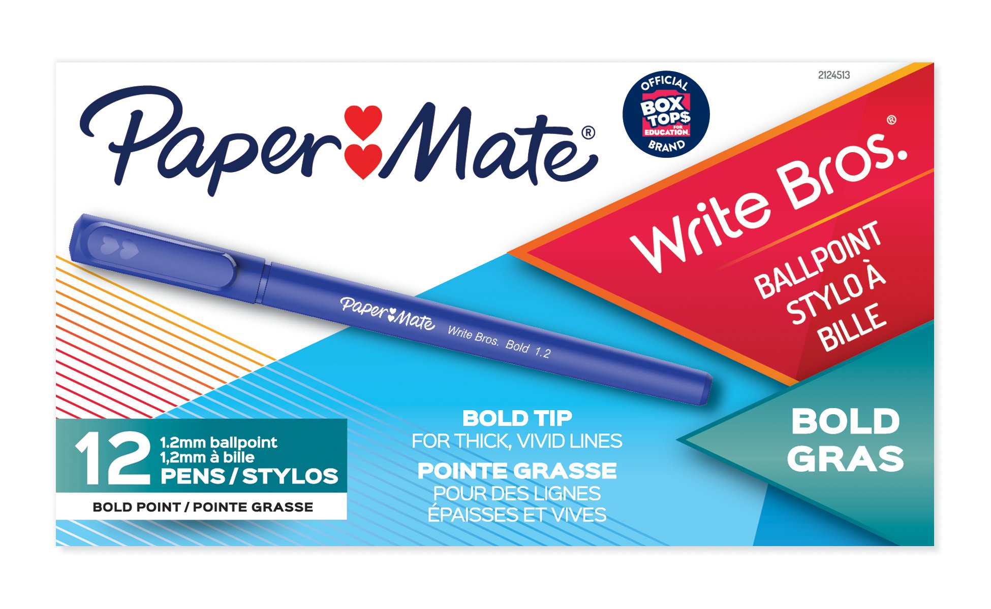 Paper Mate Write Bros. Ballpoint Pens, Bold Point (1.2mm) | Papermate