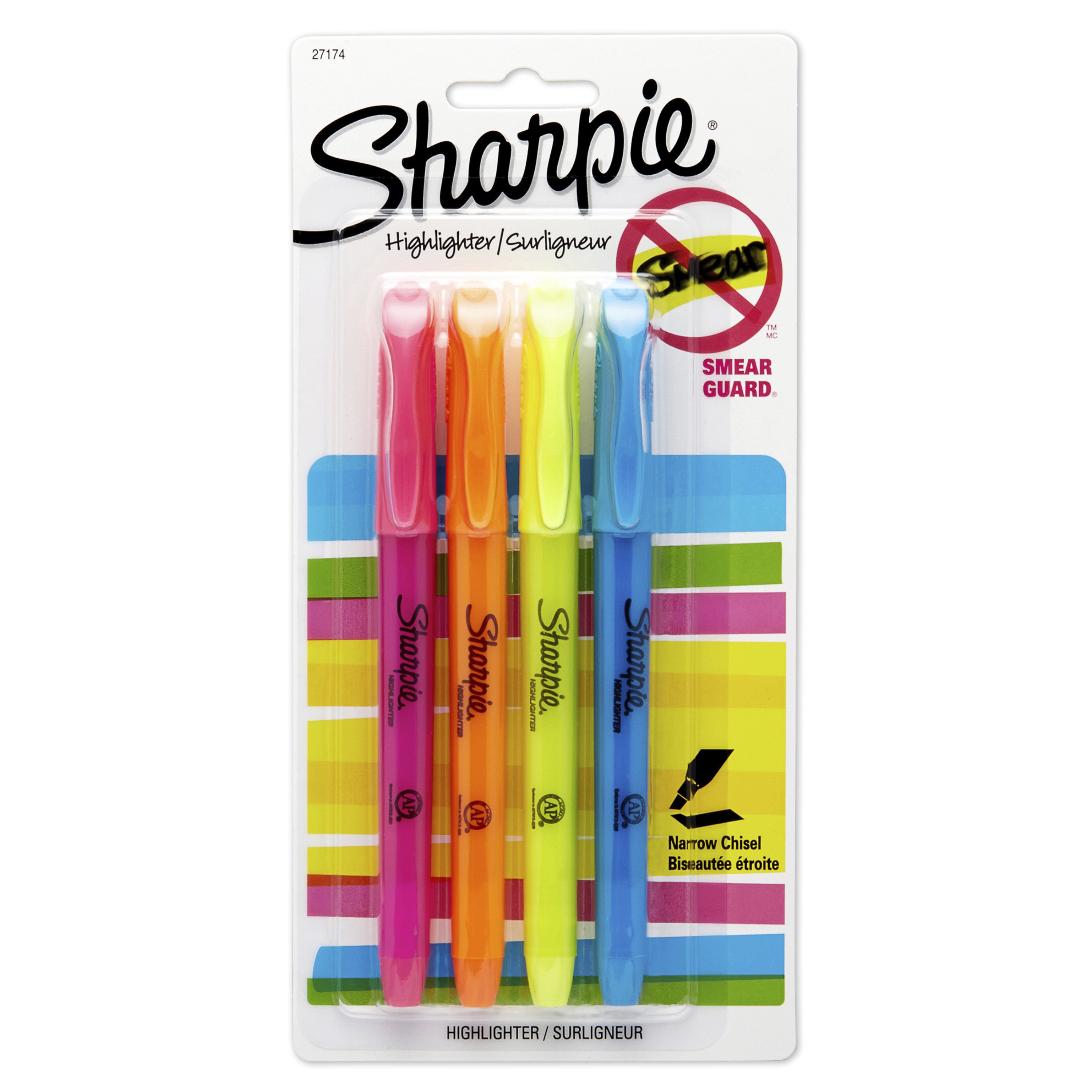 Sharpie Pocket Highlighters, Chisel Tip | Sharpie AU