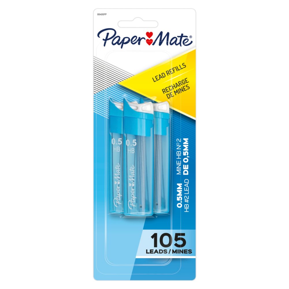 Paper Mate Mechanical Pencil Refills, 0.5mm, HB #2 lead | Papermate