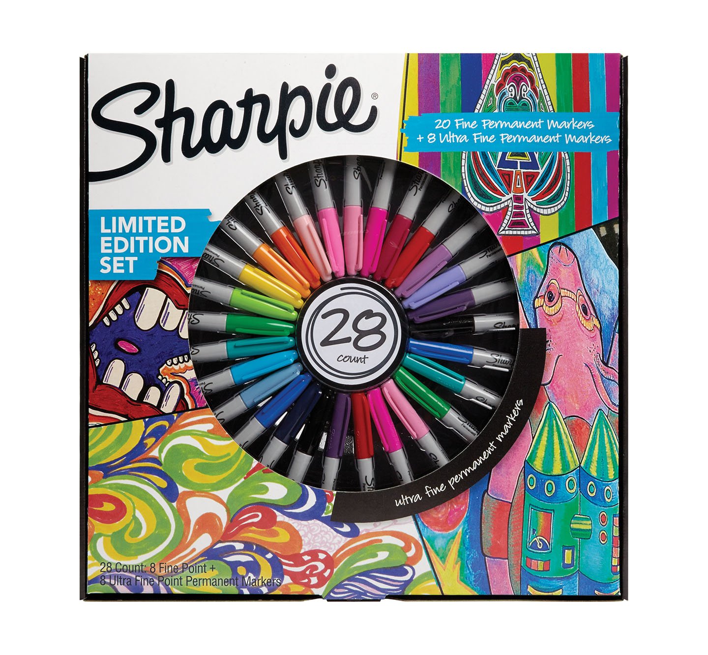 Permanent Marker Spinner Pack Challenge | Sharpie