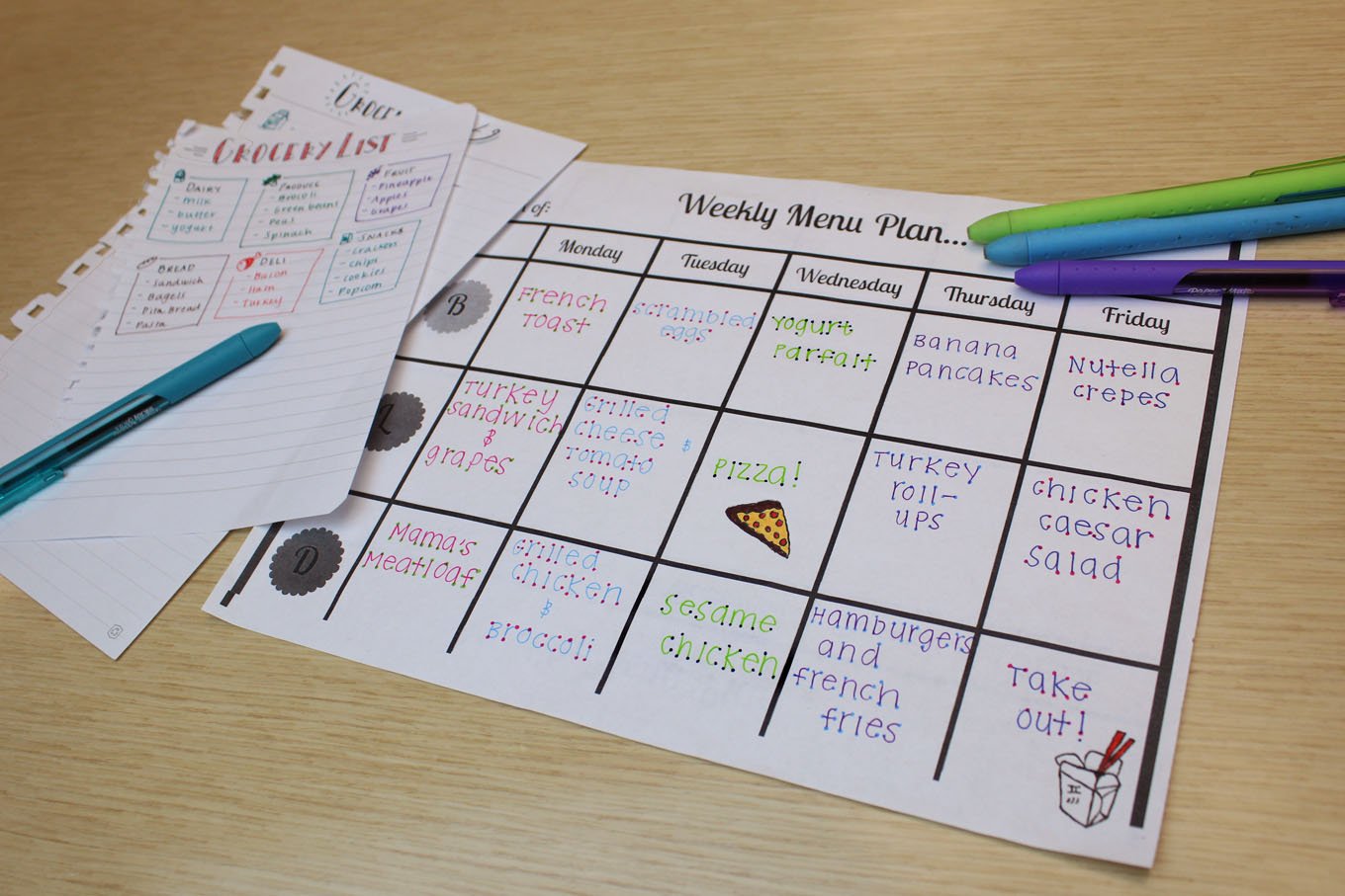 Meal Planning Fun for the Whole Family - Paper Mate